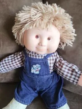 Blue Box | Toys | Vintage 8s Blue Box Boy Doll Sandy Hair Brown Eyes ...